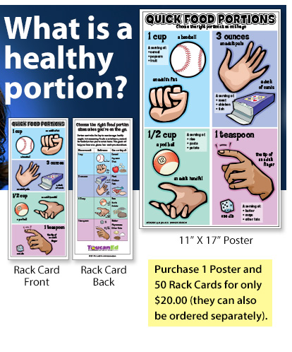 Do you know healthy food portion sizes?